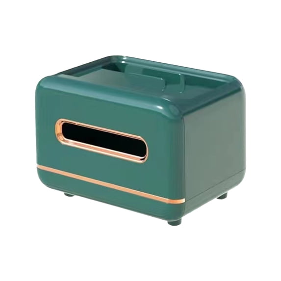 Green Magnetic Tissue Box With Lid And Phone Stand Remote Control ...