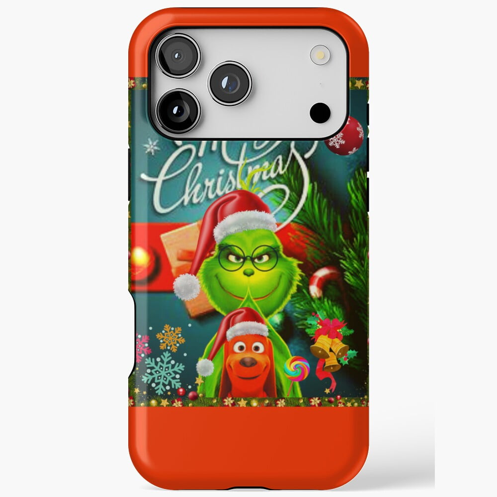 Green Man And Dog Max Friend Holiday Case for iPhone 11 12 13 14 15 16 ...