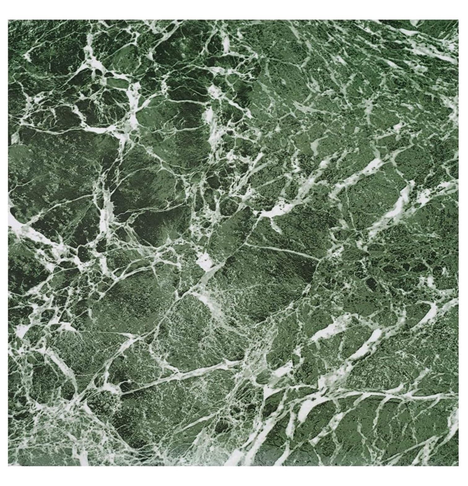 Green Marble Green Vinyl Floor Tiles Self Stick Peel Flooring 12" x 12 ...