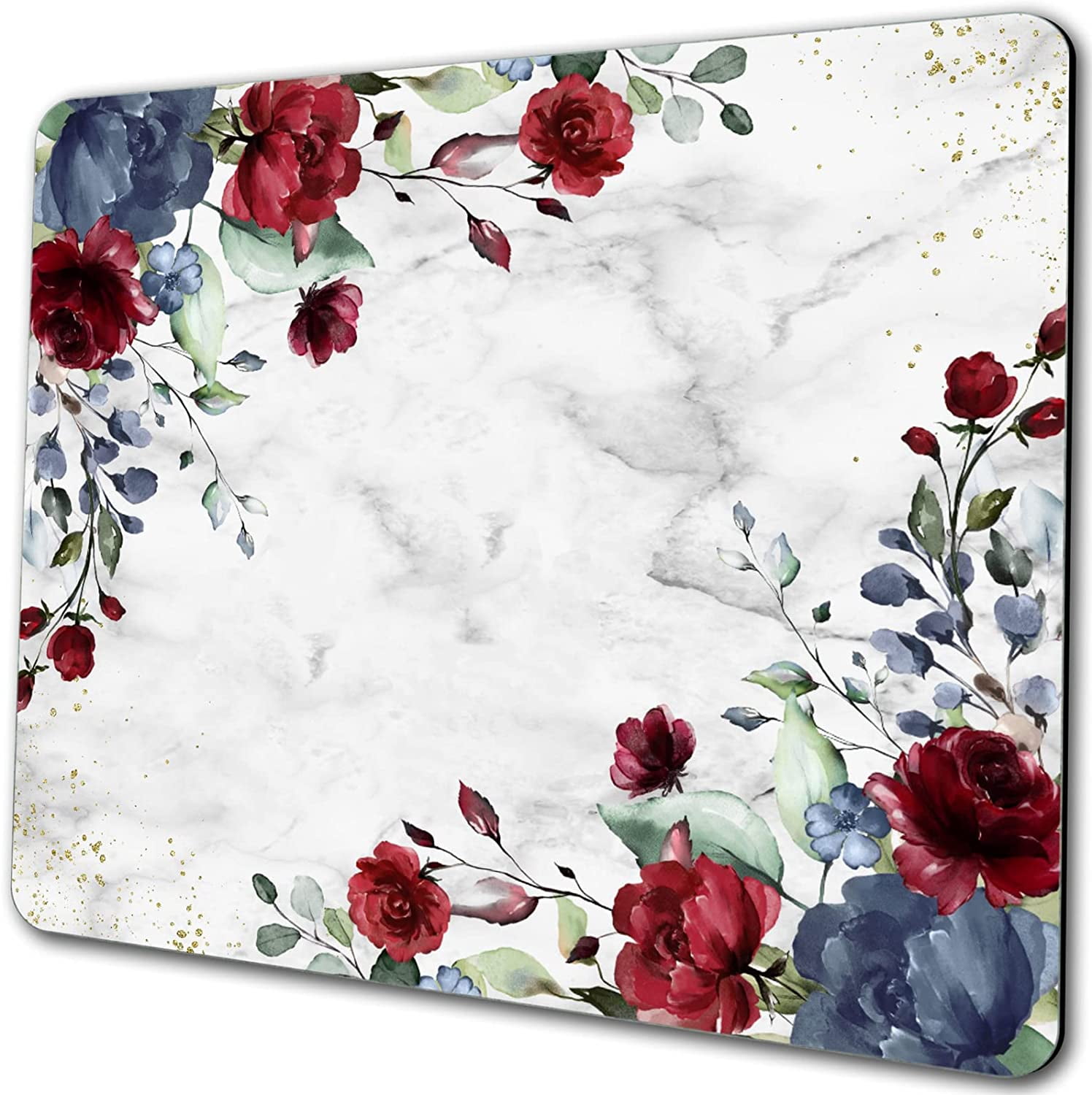 Green Marble Mouse Pad, Modern Waterproof Anti Slip Rubber Base Gaming ...