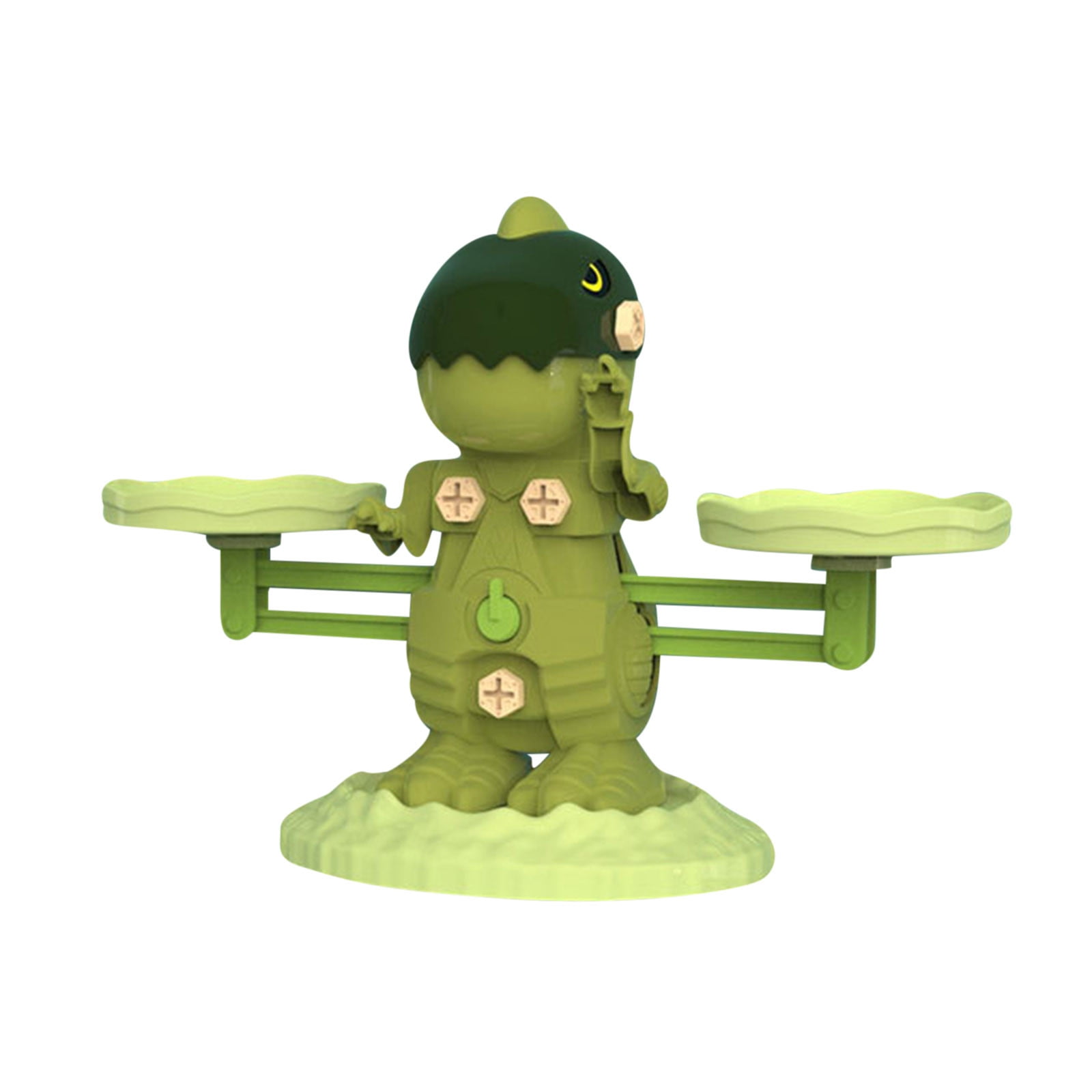 Green Math Balance Game Dinosaur Counting Toys Number Learning ...
