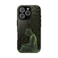 Green Matrix Zen Meditation Phone Case with Modern Digital Style 17 to ...