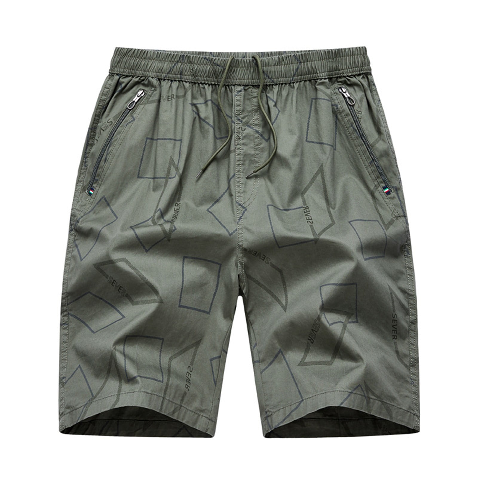 Green Mens Basketball Shorts, Cotton Compression Shorts, Mens Shorts 13 ...