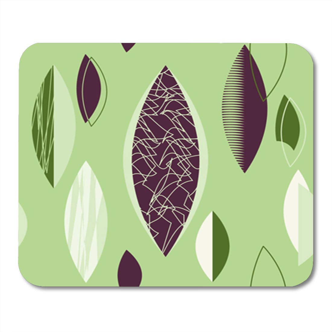 Green Mid Century Modern 1950S Vintage Retro Atomic Pattern Mousepad ...