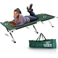 Green Military- Camping Bed, Lightweight Aluminum Camping Cots for ...