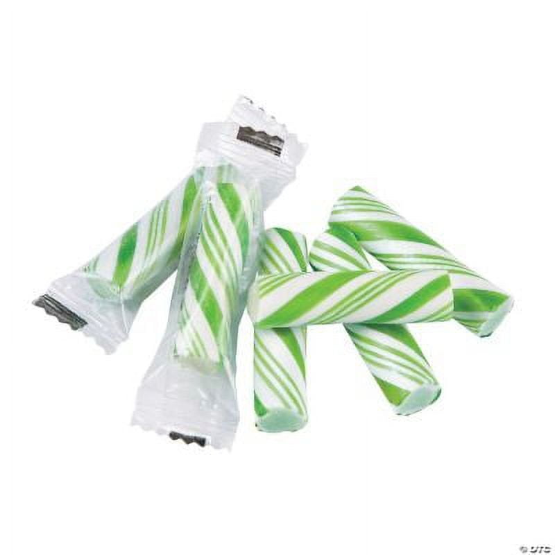 Green Mini Hard Candy Sticks, 152 Pieces, Individually Wrapped, Candy ...