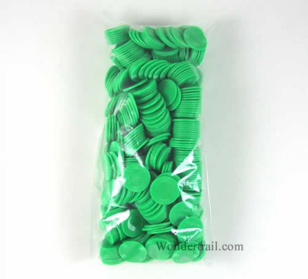 Green Mini Poker Chips Plastic 7/8in Bulk Approx. 500 Koplow Games ...