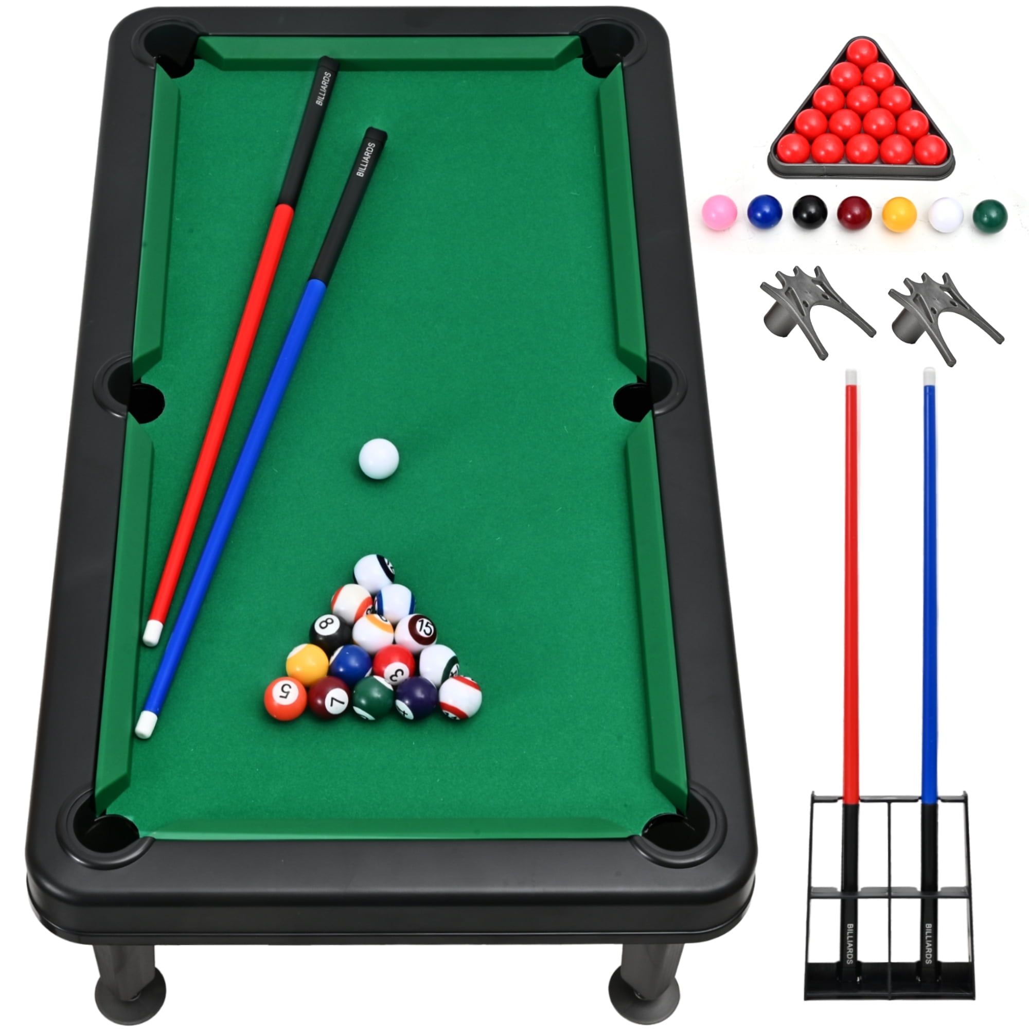 Mini Pool Table for Kids - Portable Billiard Tables for Kids, Tabletop ...