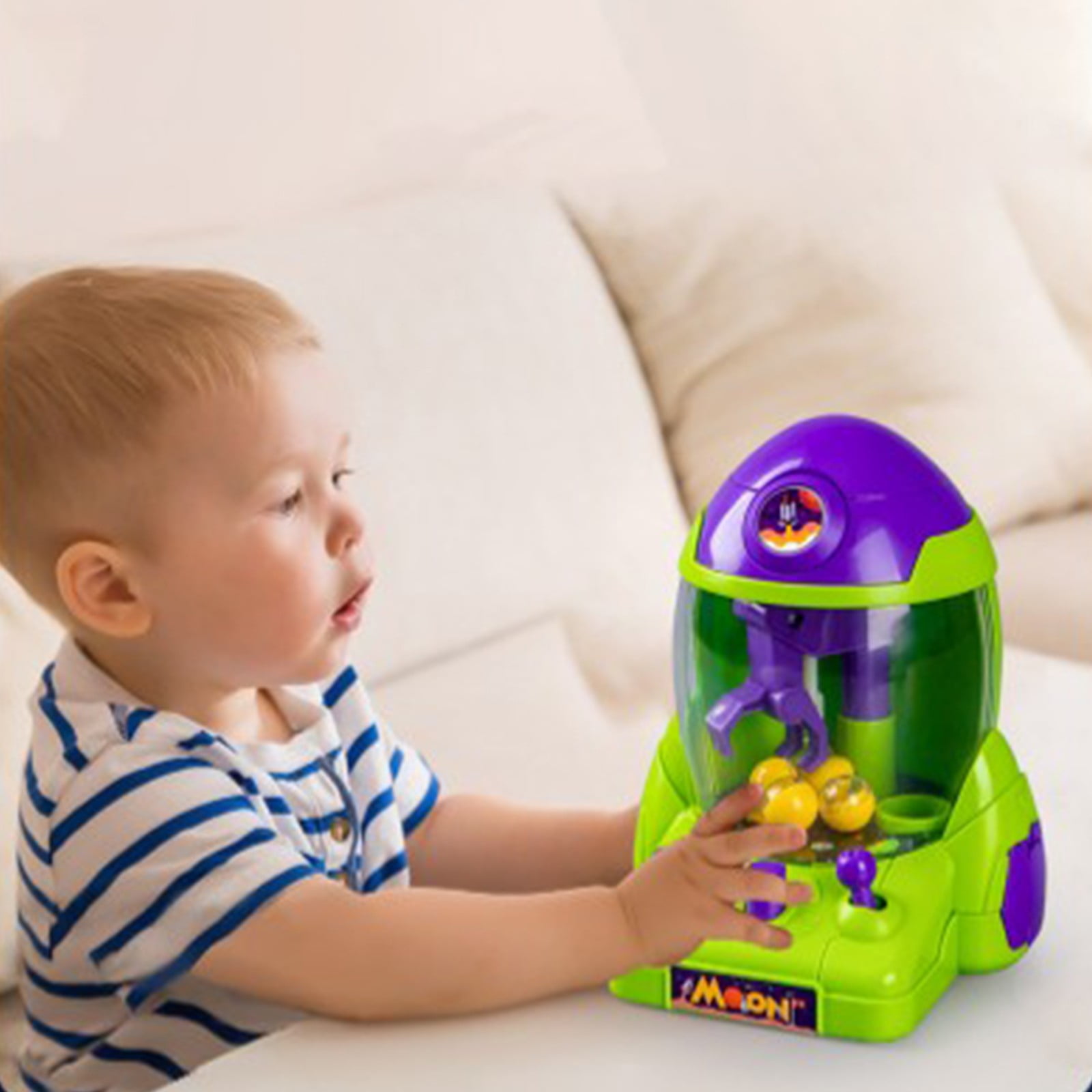 Green Mini Rocket Claw Machine Toy for Kids - Educational Hand-Eye ...