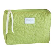 BYB Cute Makeup Bag Mini Cosmetic Pouch For Women Small Quilted Beauty ...