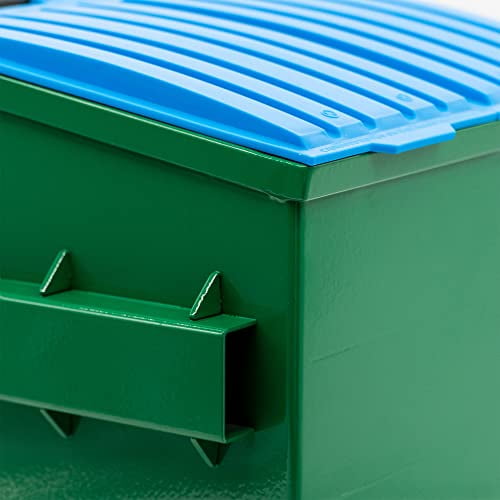 Green Miniature Desktop Dumpster - Model Trash Bin, Tiny Garbage Can ...