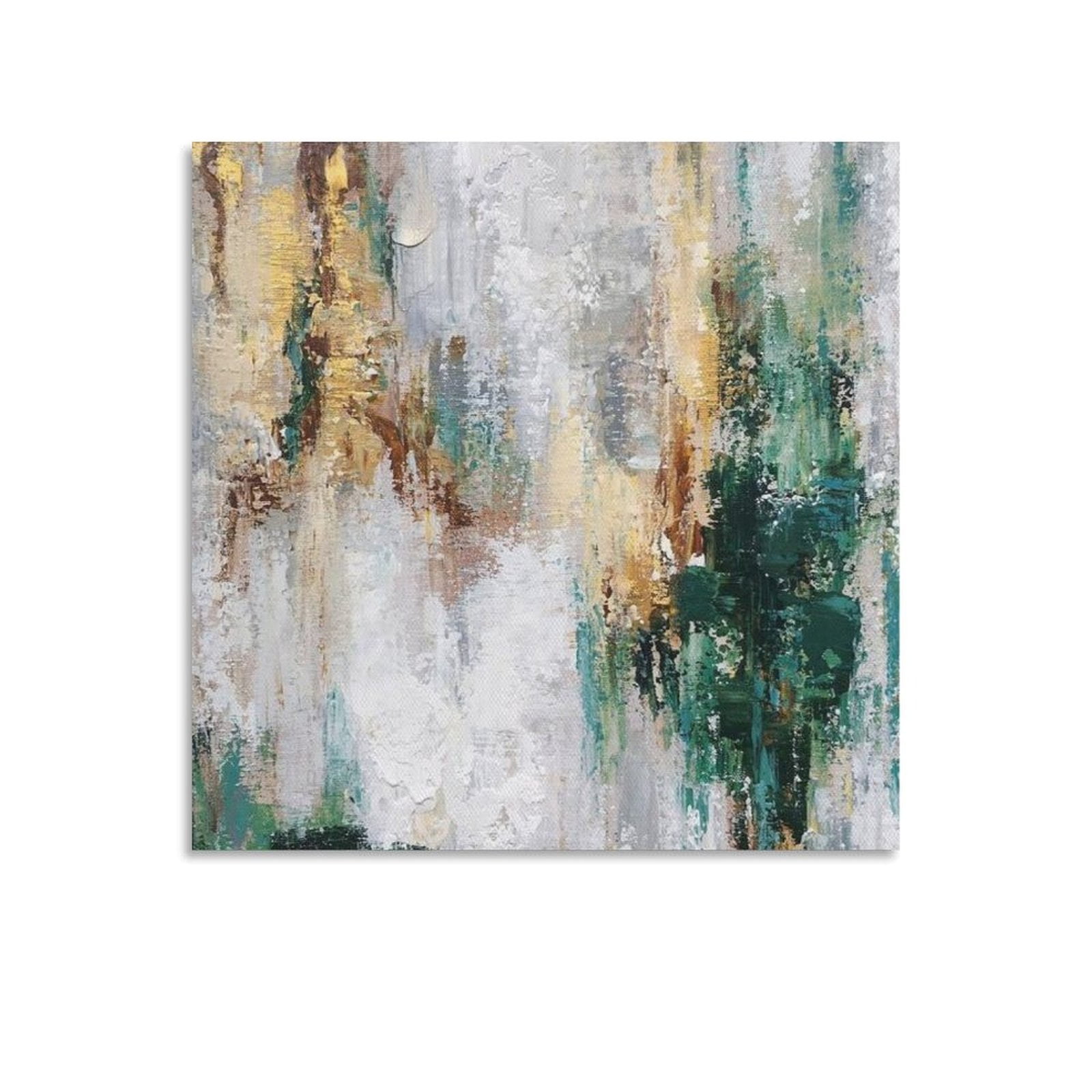 Green Minimalism Painting Green Wall Art,Large Green Abstract Painting ...