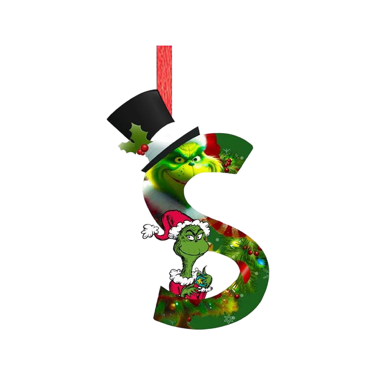 Green Monster 2D Christmas Decoration Pendant With Vibrant Green ...