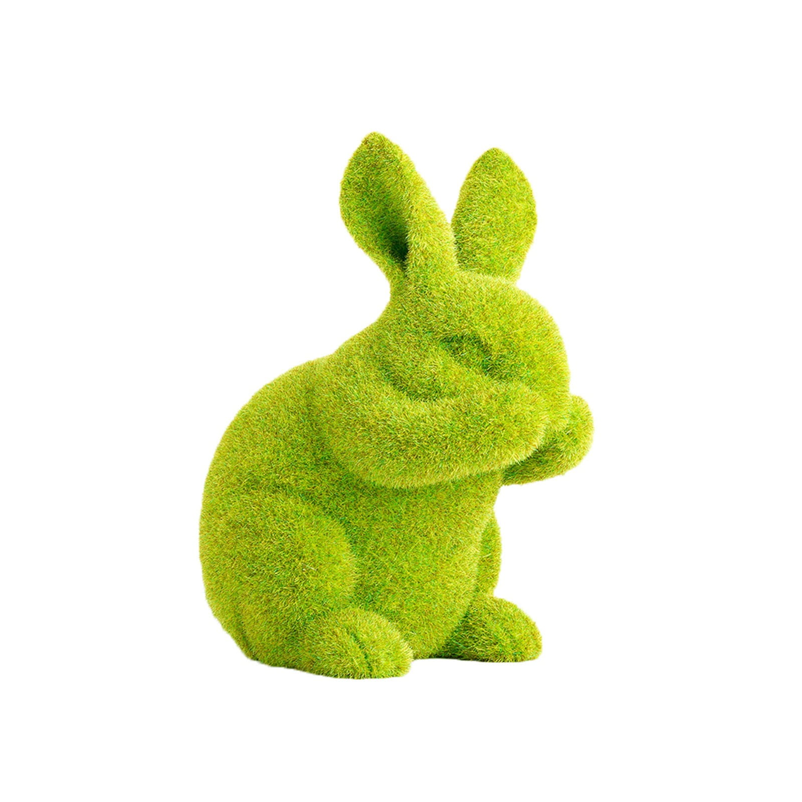Green Moss Bunnies 6.2"/15.8CM Bunny Topiary Outdoor Garden Artificial ...