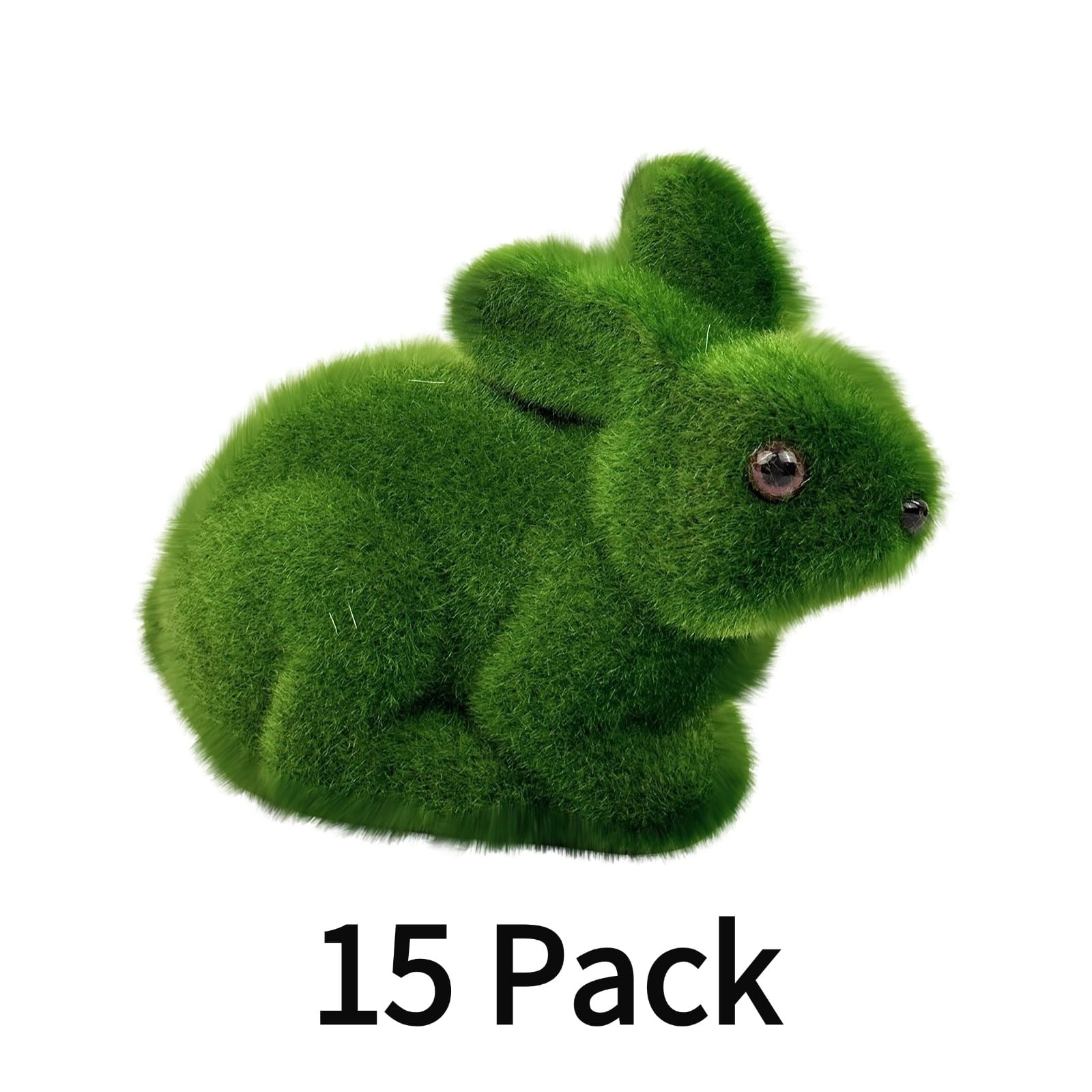 Green Moss Easter Bunny 15Pack 3.1"/8CM Bunny Topiary Outdoor Green ...