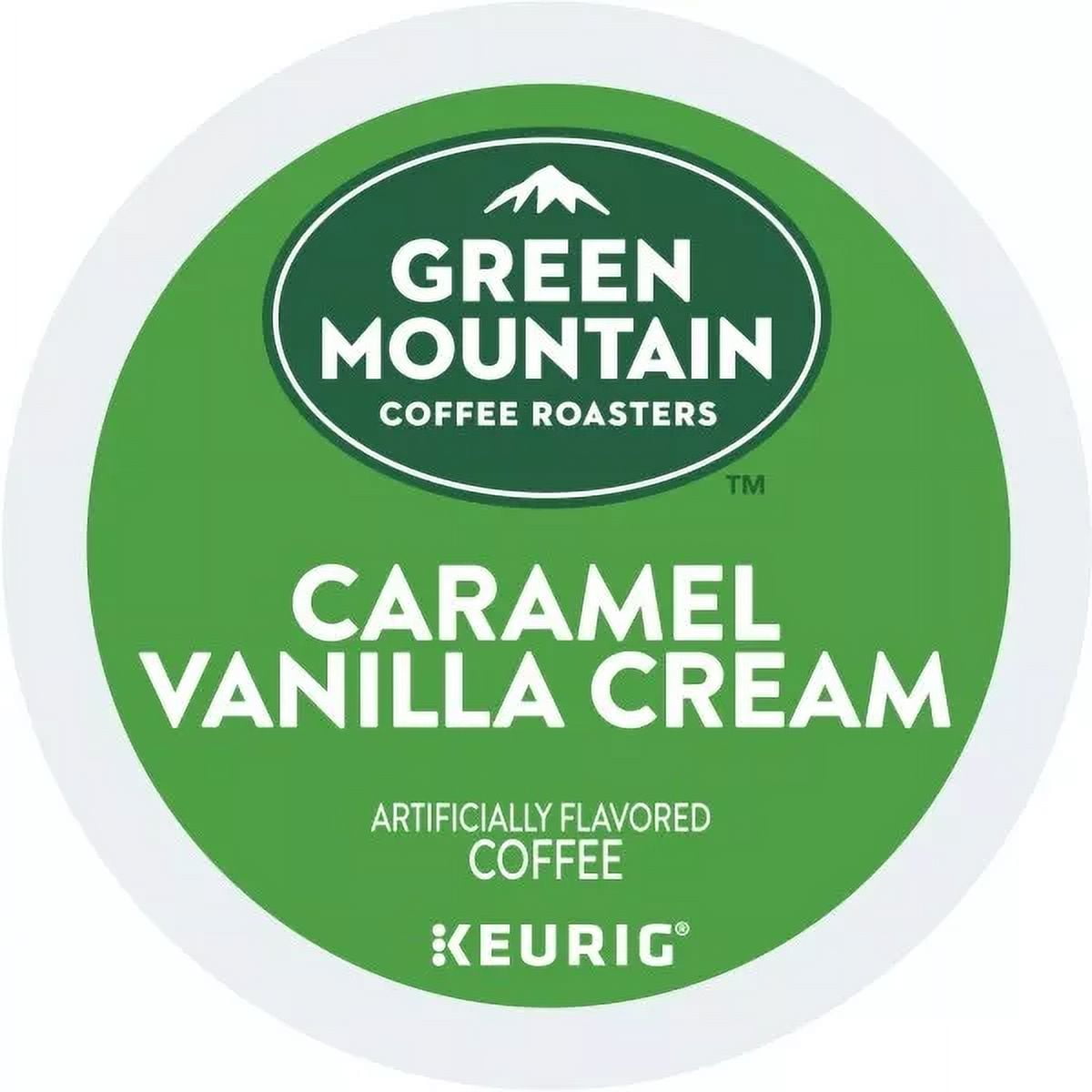 Green Mountain Coffee Caramel Vanilla Cream, 48 K-Cup Pod, Light Roast ...