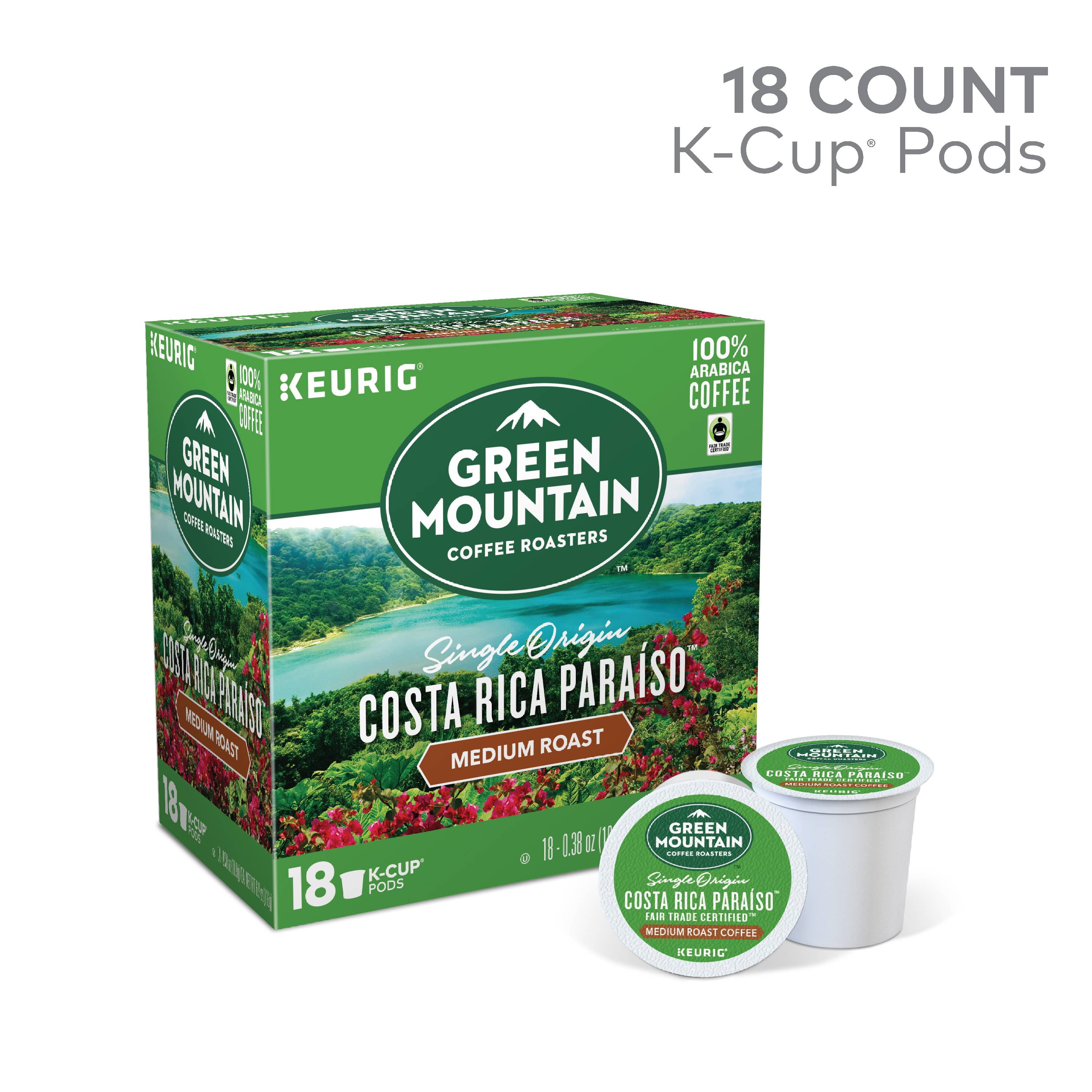 Green Mountain Coffee Costa Rica Paraiso Fair Trade Certified K-Cup ...