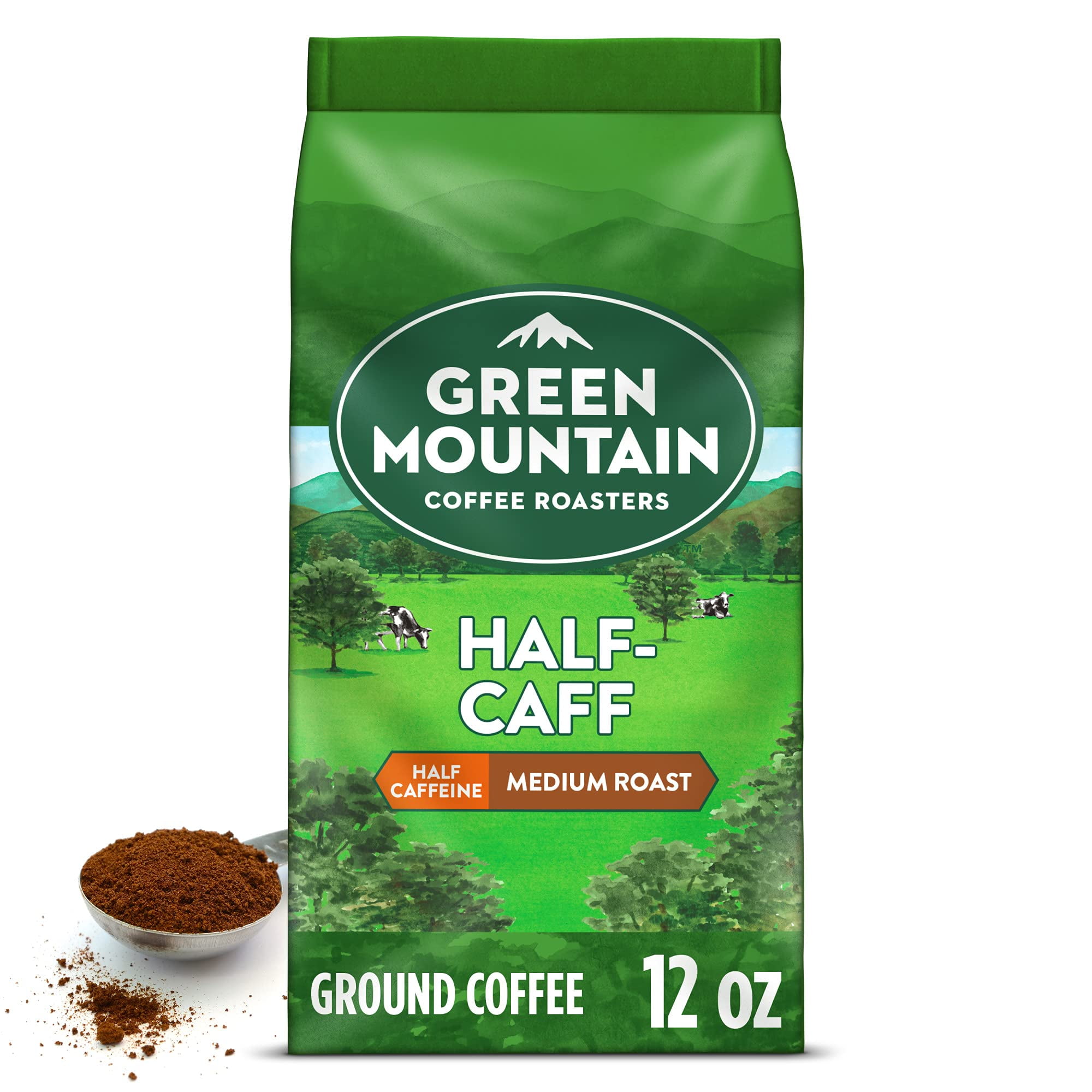 Green Mountain Coffee Roasters Half-Caff, 12 Oz. Ground - Walmart.com