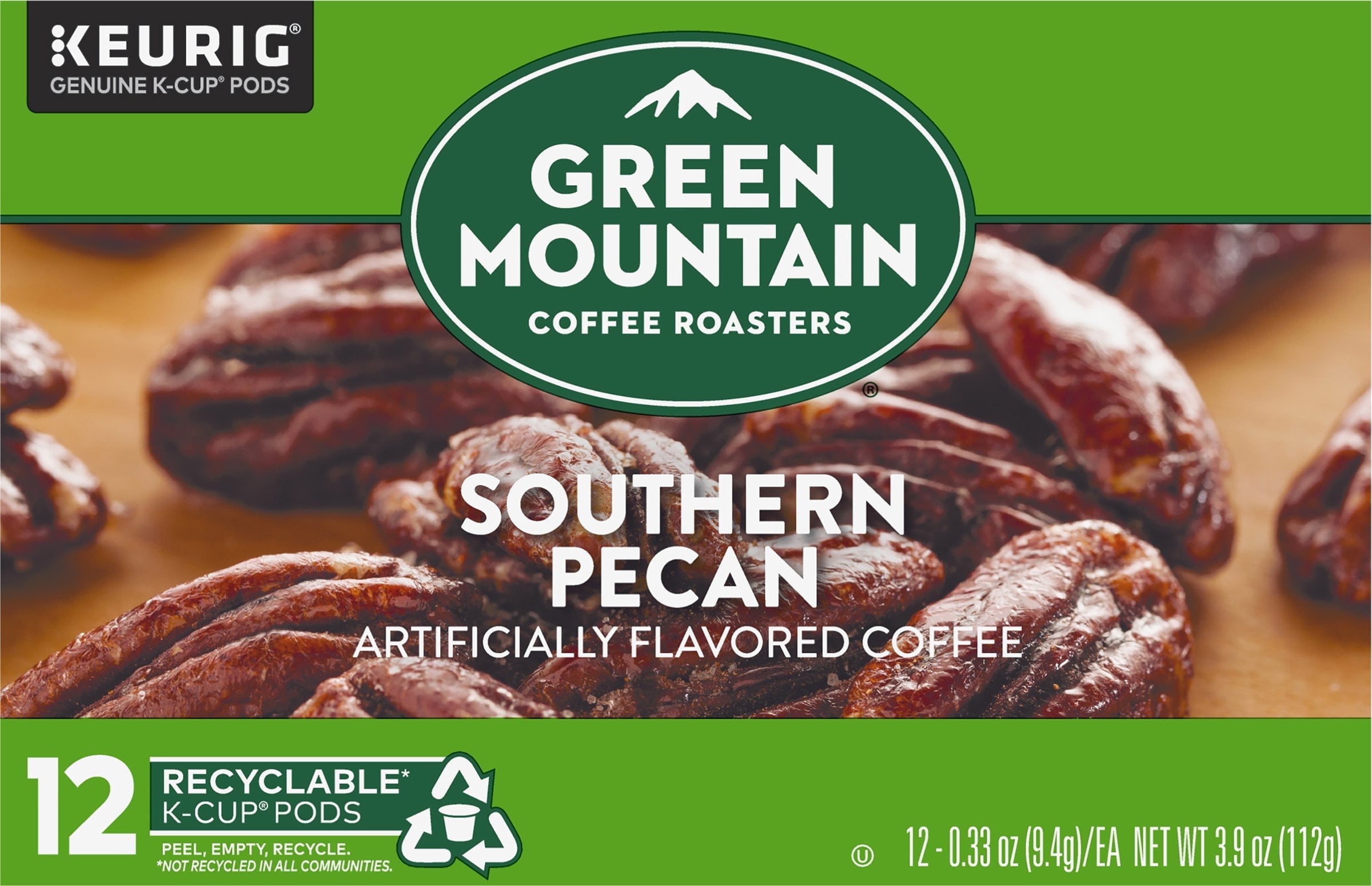 Green Mountain Coffee Roasters Southern Pecan Coffee Pods, Light Roast ...
