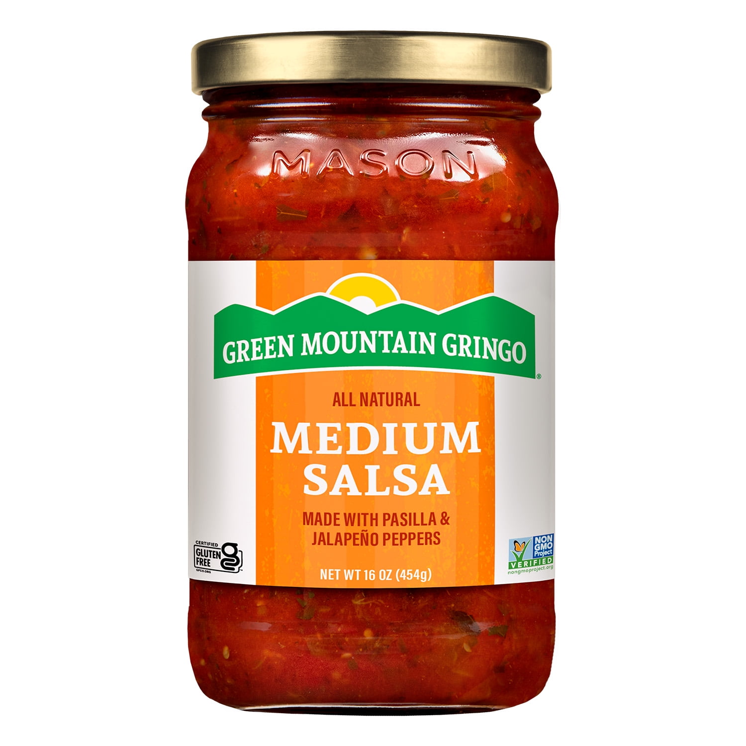 Green Mountain Gringo Salsa, Medium, 16 Oz. - Walmart.com
