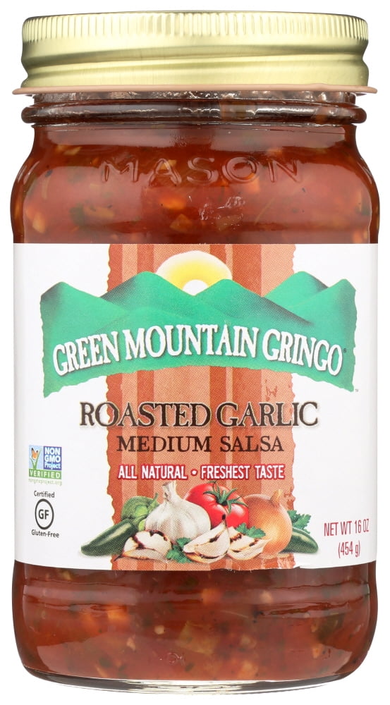 Green Mountain Gringo Salsa, Roasted Garlic, 16 Oz. - Walmart.com