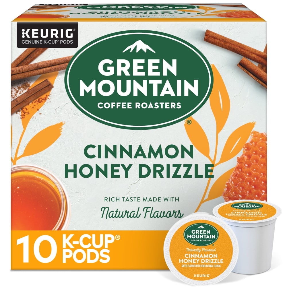 Green Mountain Coffee Roasters Cinnamon Honey Drizzle Flavored Coffee ...