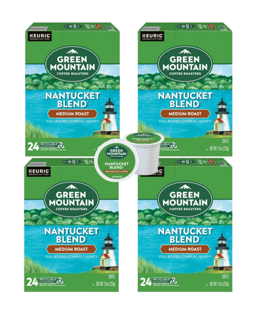 Green Mountain Nantucket Blend Coffee K Cup Pods, 96 K Cups Total ...