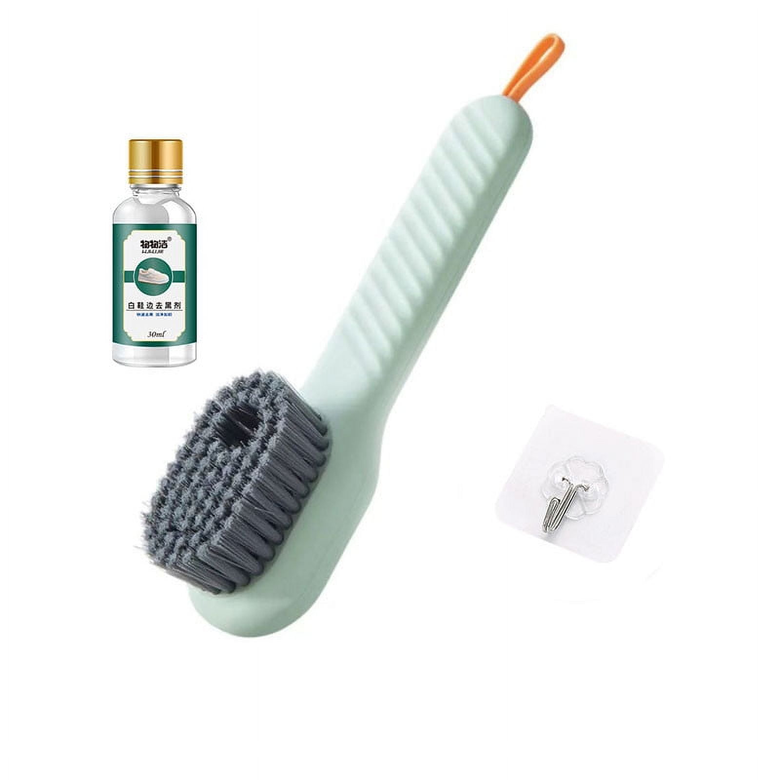 Green Multifunctional Cleaning Brush Set With Soap Dispenser And 30Ml ...