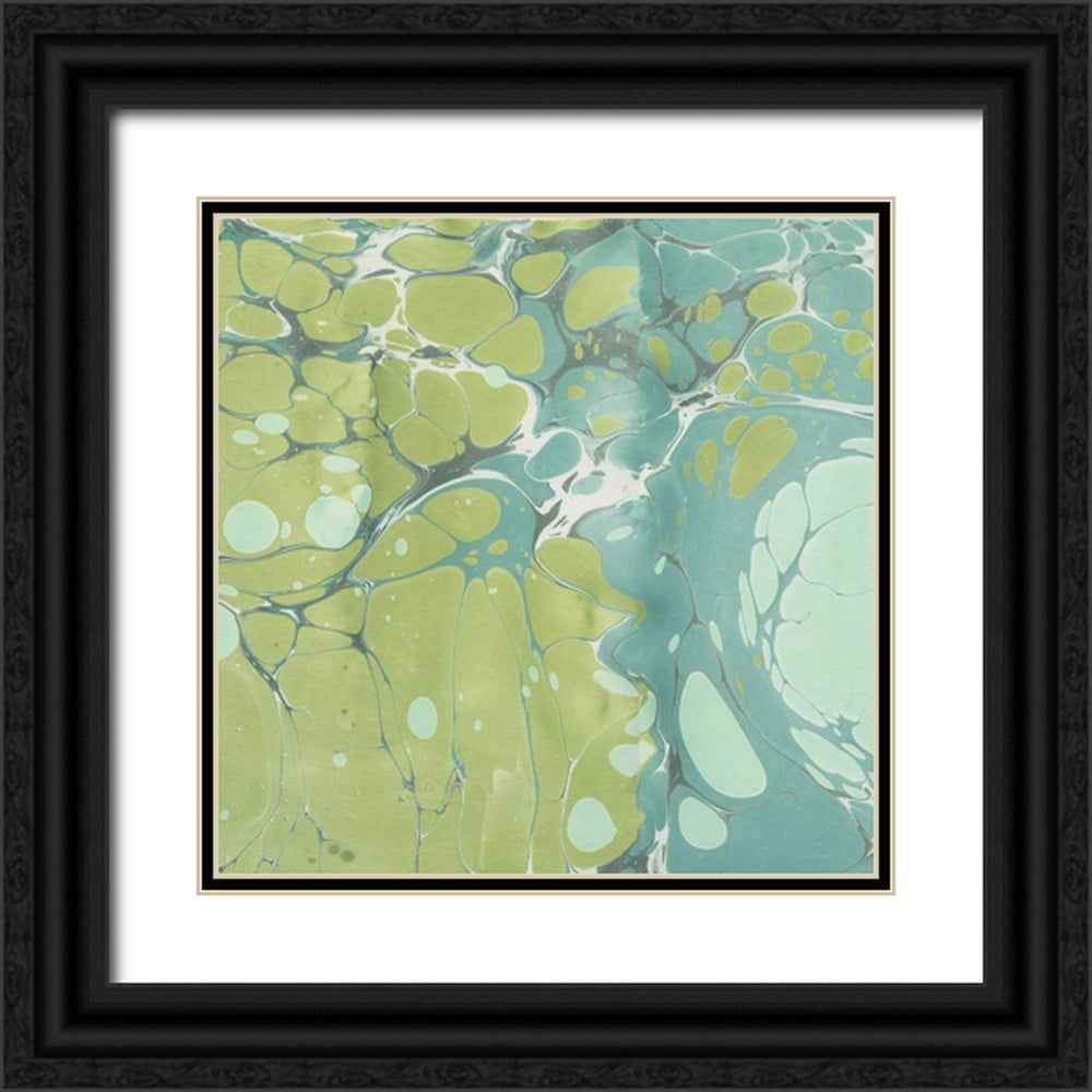 Green, Nancy 15x15 Black Ornate Wood Framed with Double Matting Museum ...
