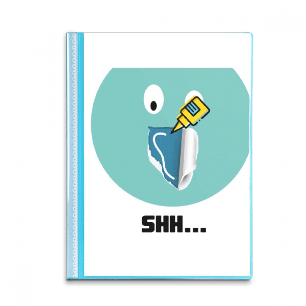 Green Noisy Emotion Quiet Glue Book Sheet Protectors Portfolio Binder ...