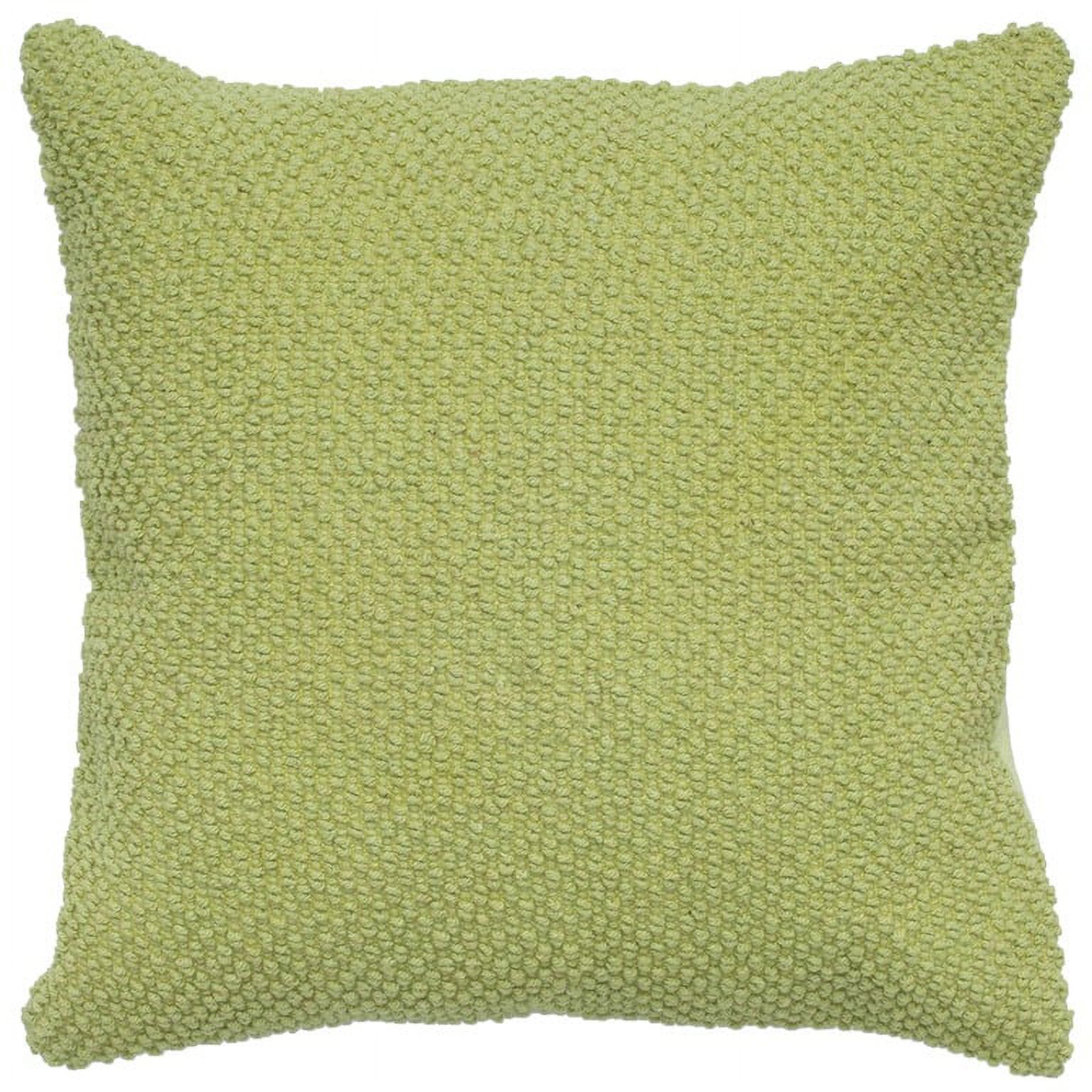 Green Nubby Textured Modern Throw Pillow - Walmart.com