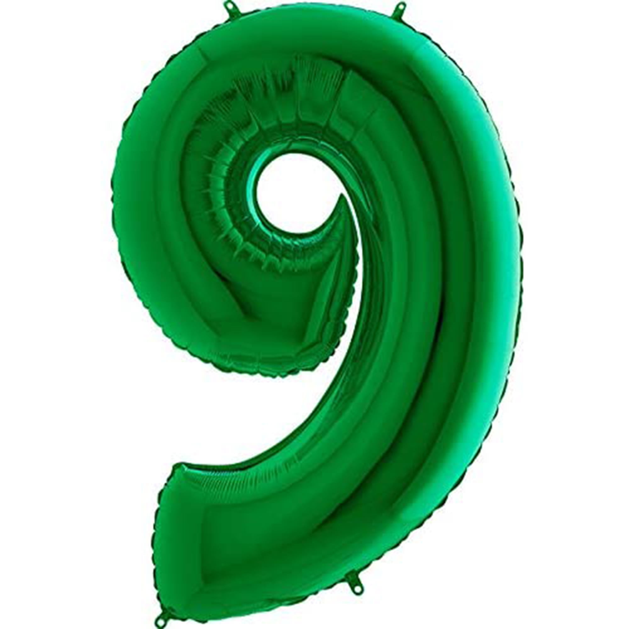Green Number 9 Balloon 40" - Walmart.com