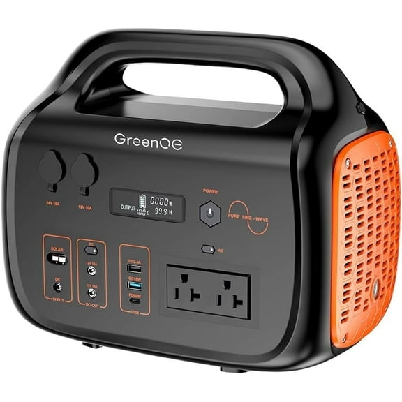 Qunler 300W Portable Power Station, 296Wh 80,000mAh, 120V AC Outlets ...