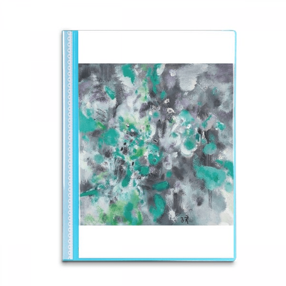 Green Oil Painting Art Still Life Flower Book Sheet Protectors ...