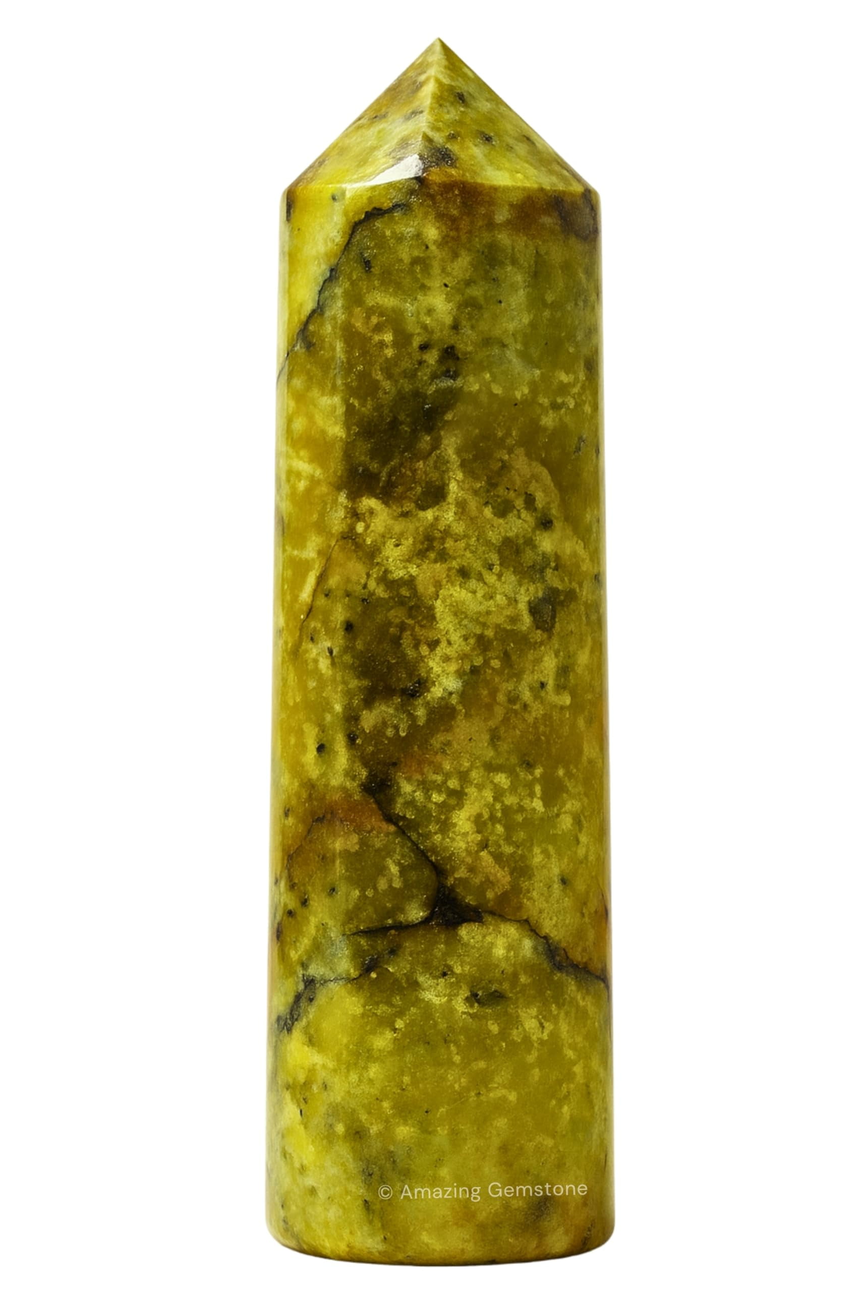 Green Opal Crystal Towers ~ Natural Healing Crystal Point Obelisk for ...