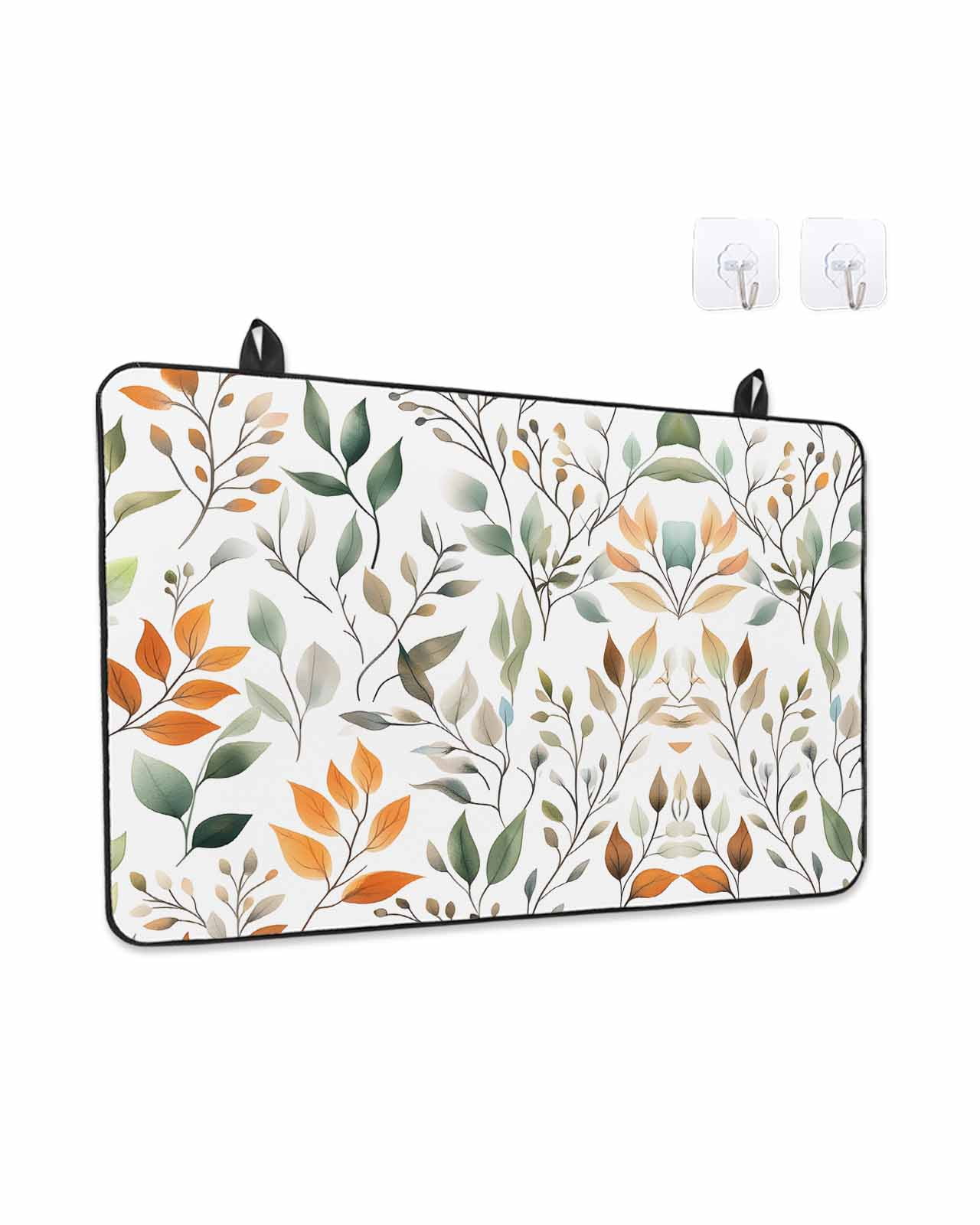 Green Orange Eucalyptus Stove Top Covers for Electric Stove, Kitchen ...