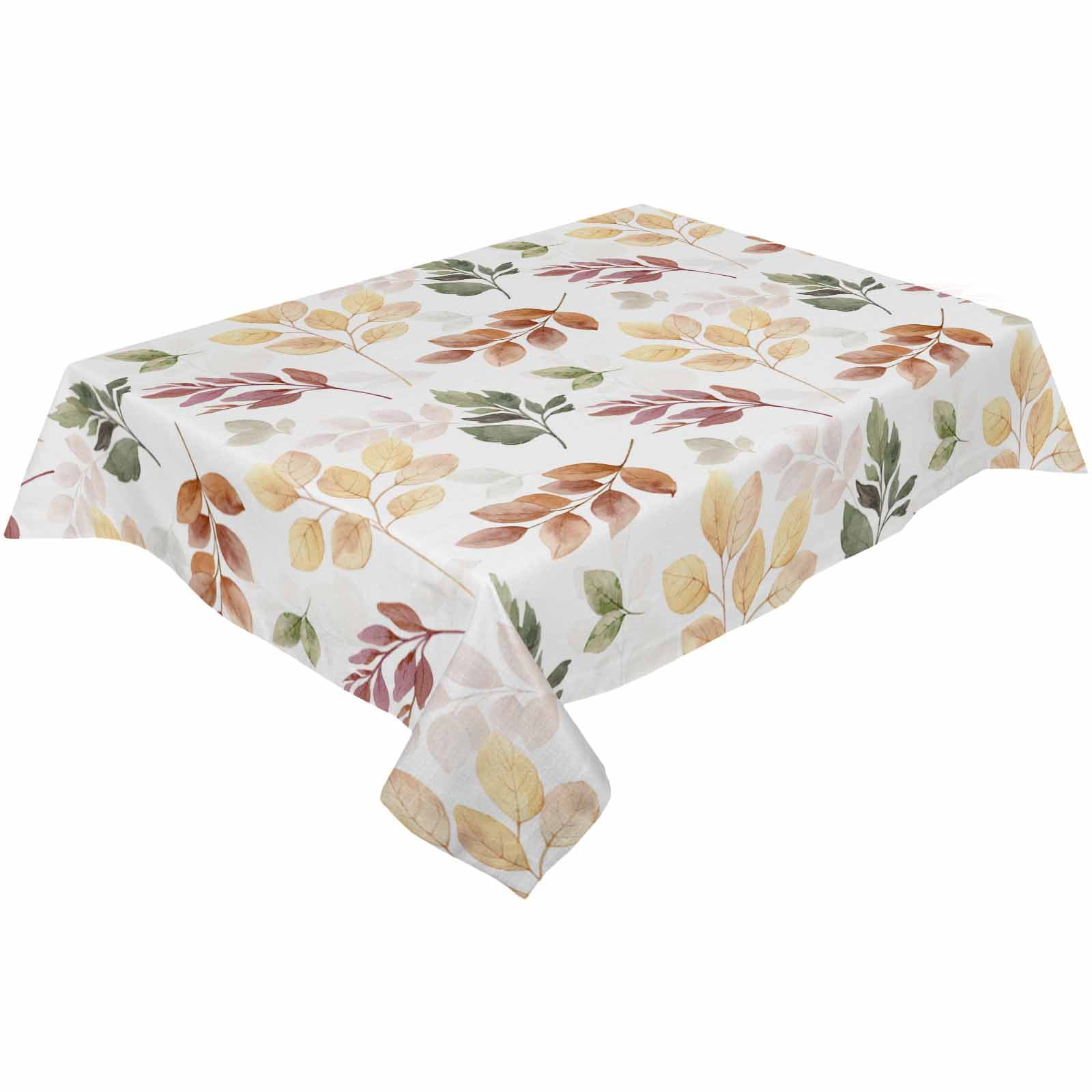 Green Orange Yellow Eucalyptus Rectangle Tablecloths 60x104,Fall ...