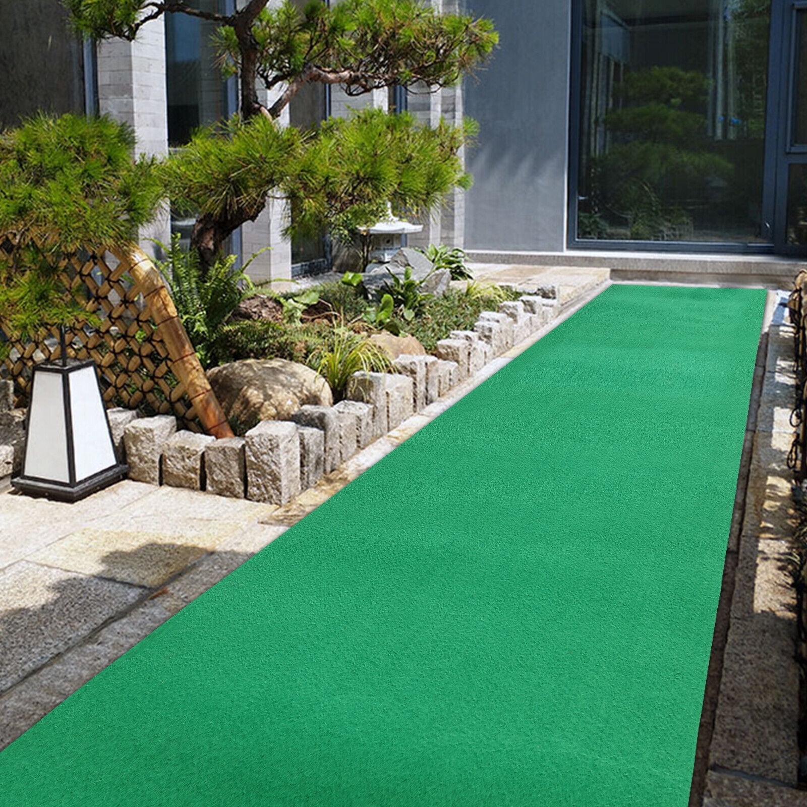 Green Outdoor Carpet Indoor Runway Rug for Wedding Ceremony Fashion ...