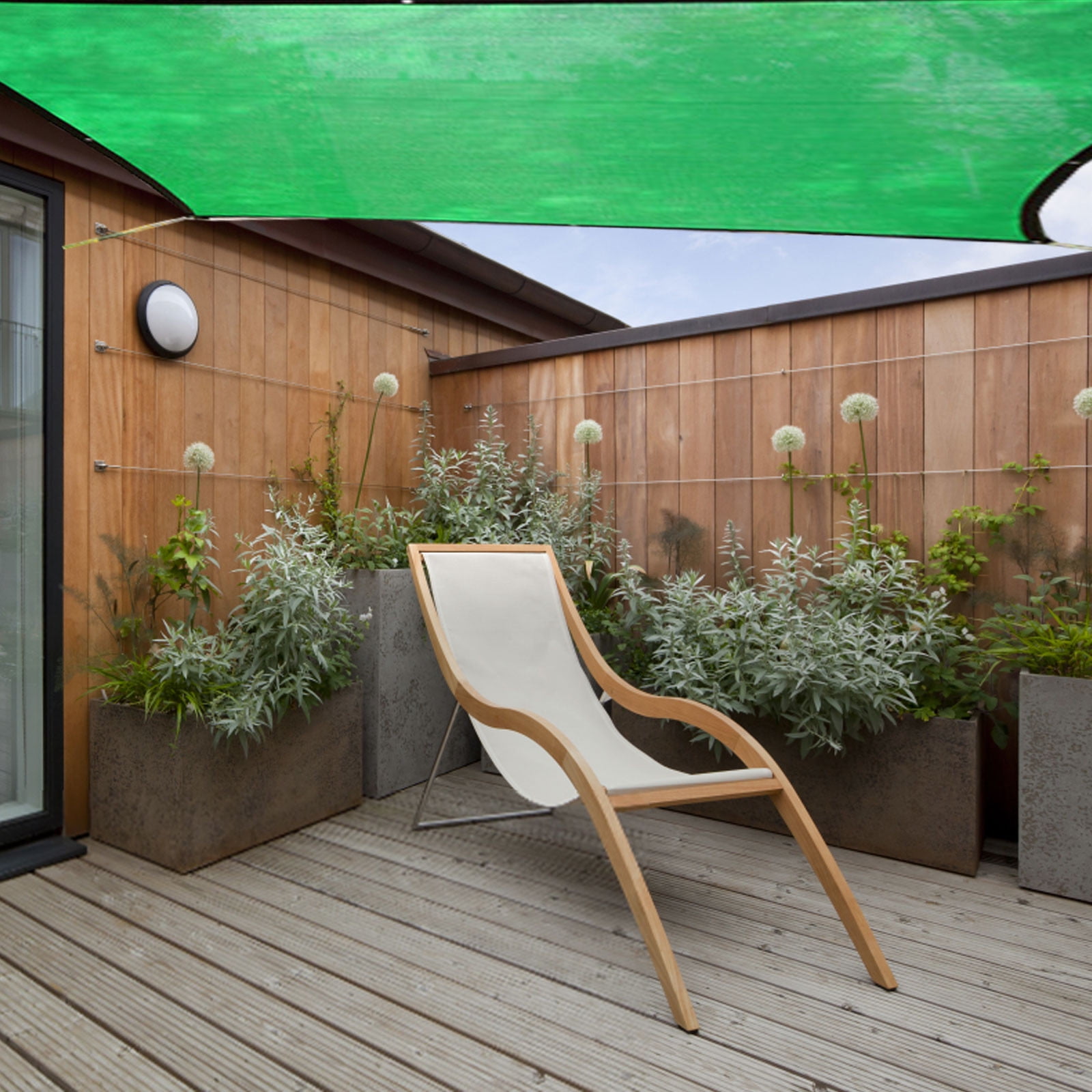 Green Outdoor Sunshade Cloth and Mesh Sun Shade Sails Canopy, Outdoor ...