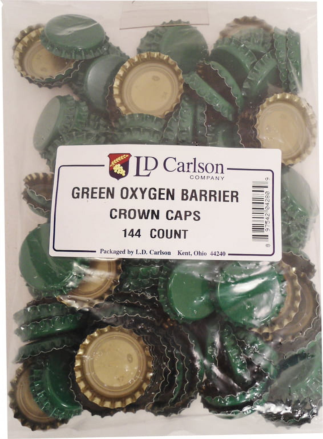 Green Oxygen Barrier Crown Caps 144 Count - Walmart.com