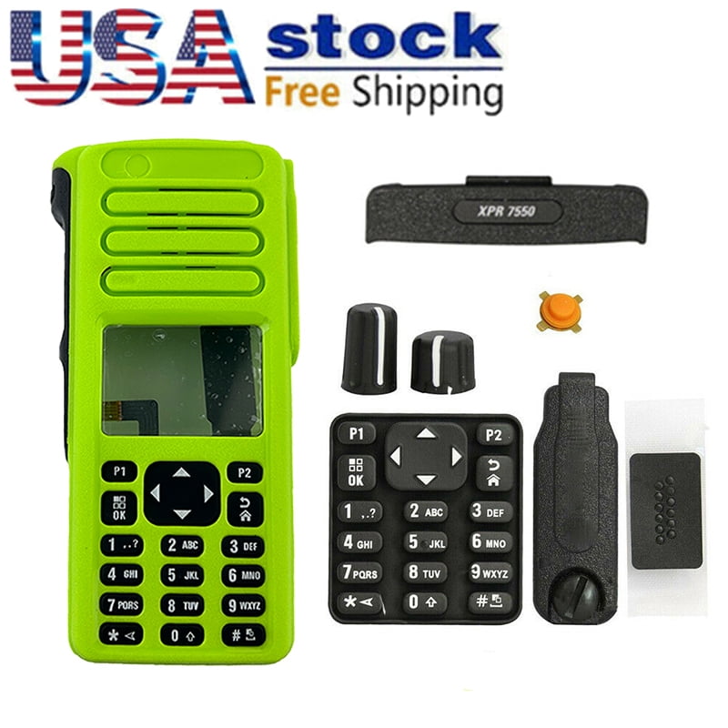 Green PMLN6116 Replacement Repair Front Housing Cover Case for XPR7550 ...