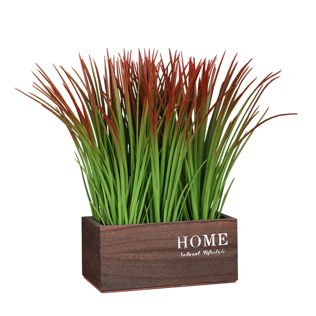 Green PVC grass plants Realistic fake green plants for home office ...