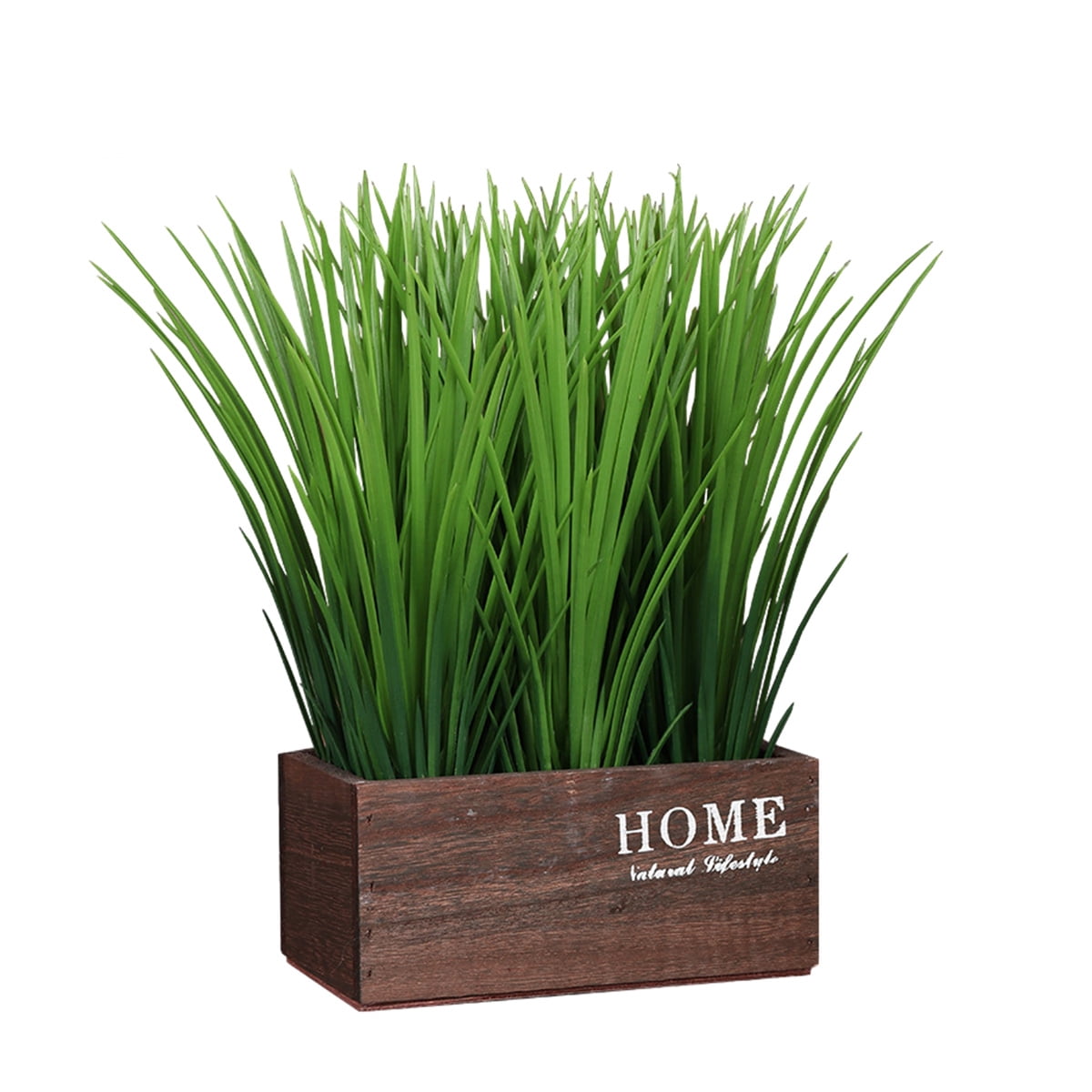 Green PVC grass plants Realistic fake green plants for home office ...