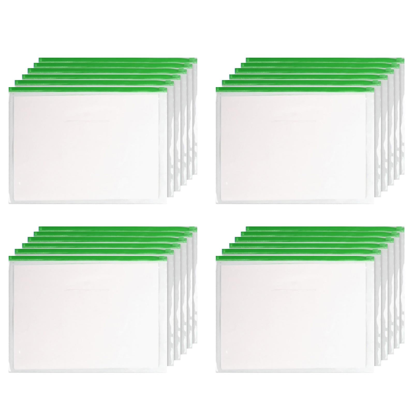 Green Pack of 20 Plastic Envelope Poly Zip Envelop Plastic Envelopes ...