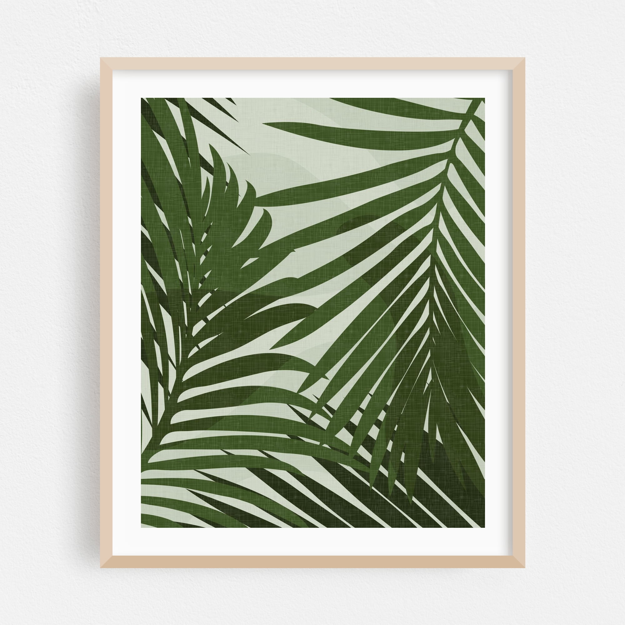 Green Palm Leaves - Illustration Palm Tree Tropical Botanical Nature ...