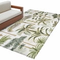 Green Palm Tree Tropical Large Area Rugs for Bedroom Living Room, Soft ...
