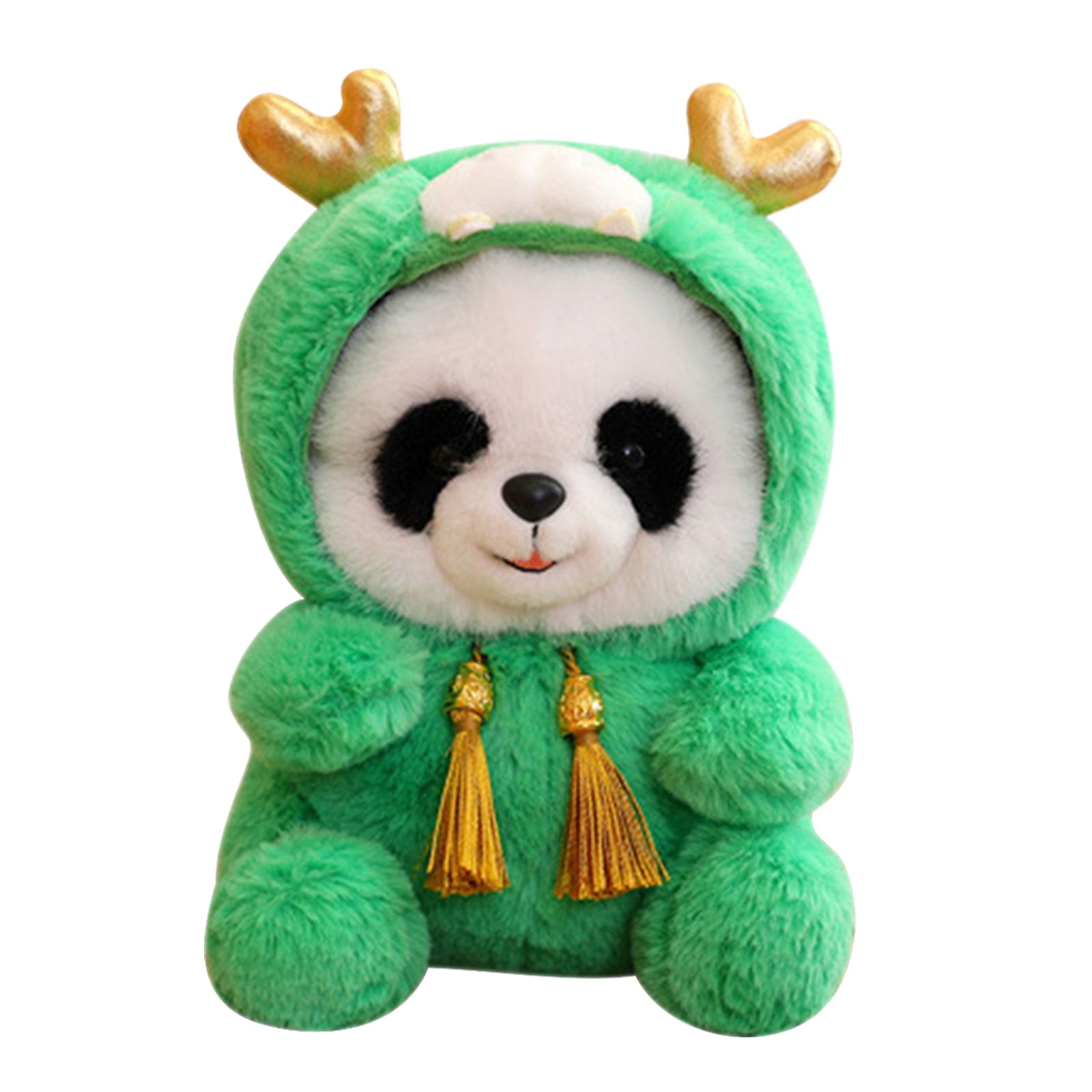 Green Panda Plush Stuffed Animal Transform Costume Soft Toy Doll For ...