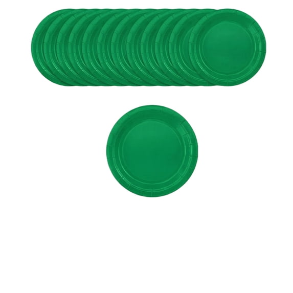 Green Party Tableware Set, 144 PCS Disposable Heavy Duty Paper Plates ...