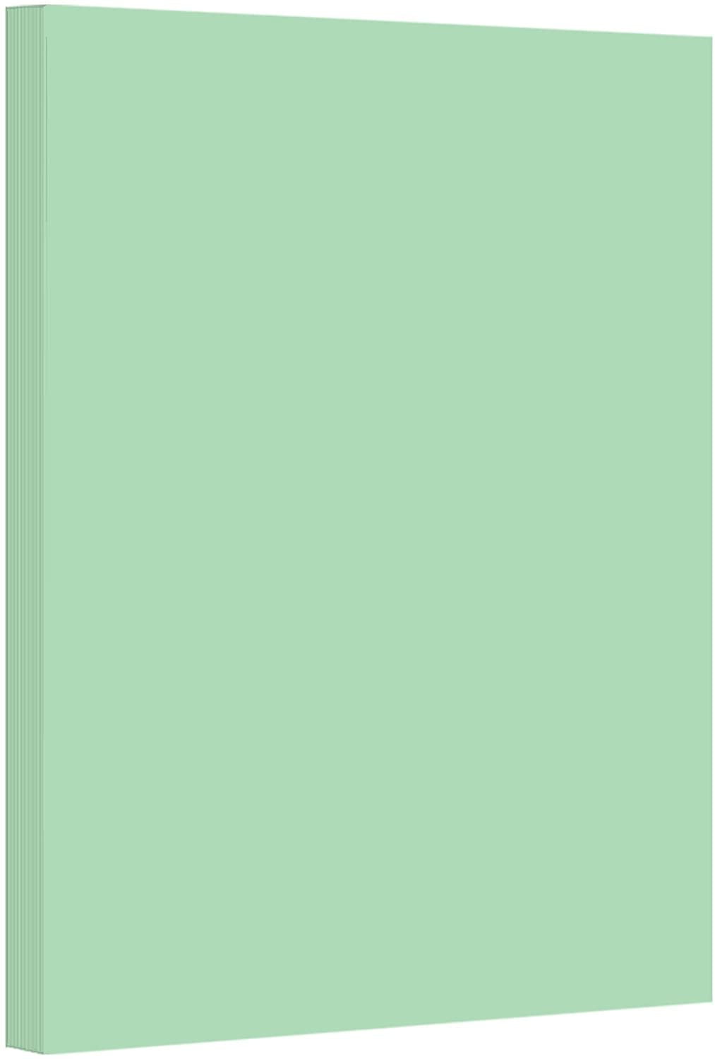 Green Pastel Color Card Stock Paper, 67lb Cover Medium Weight Cardstock ...