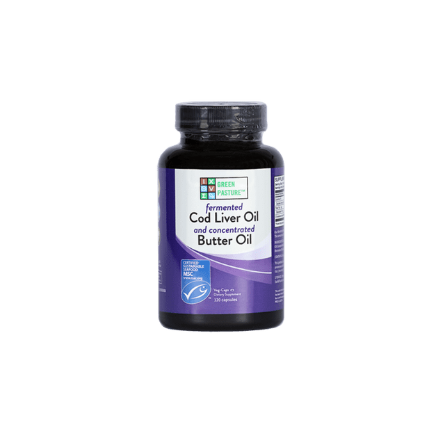 Green Pasture Wild Pure Fermented Cod Liver Oil & Concentrated Butter ...